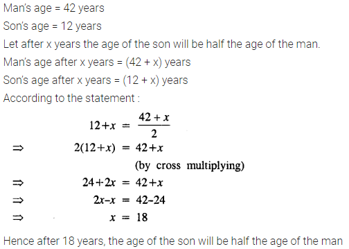 Selina Concise Mathematics Class 8 Icse Solutions Chapter 14 Linear Equations In One Variable