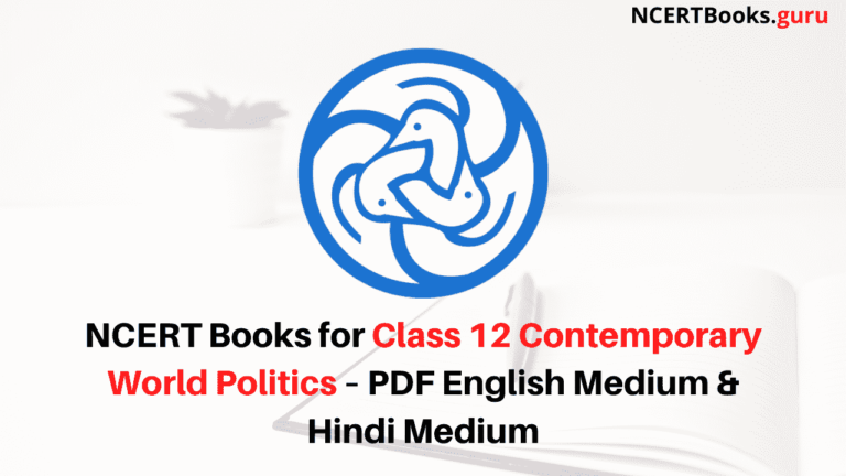 NCERT Books for Class 12 Contemporary World Politics PDF Download ...