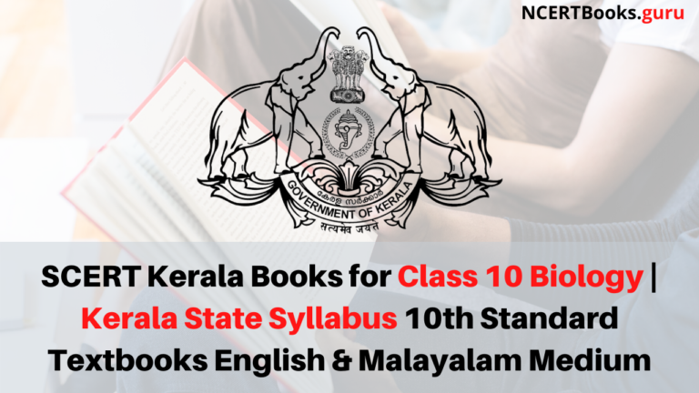 SCERT Kerala Books for Class 10 Biology | Kerala State Syllabus 10th Standard Textbooks English ...