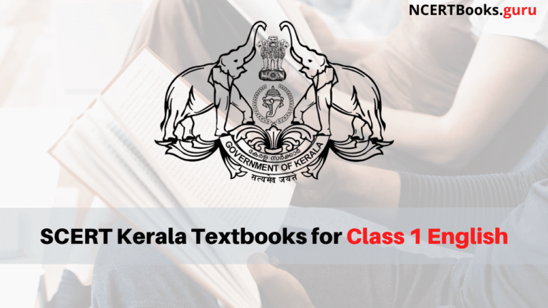 SCERT Kerala Textbooks for Class 1 English | Kerala State Syllabus 1st Standard Textbooks ...