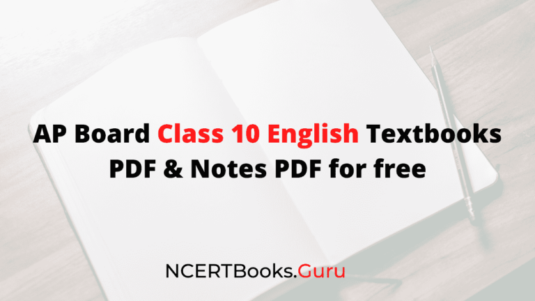 AP SCERT Class 10 English Books | Andhra Pradesh Board 10th Class ...