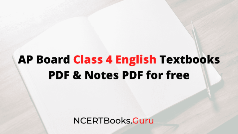 AP SCERT Class 4 English Books | Andhra Pradesh Board 4th Class English ...