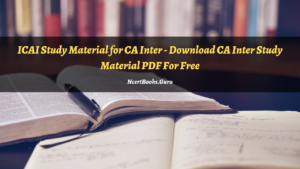 CA Inter study material pdf | Download ICAI CA Intermediate study material