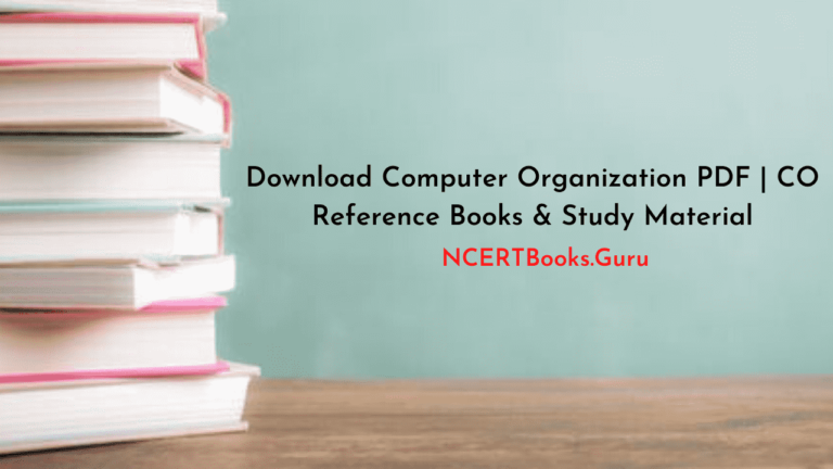 Computer Organization PDF Free Download | B.Tech CO Books & Notes