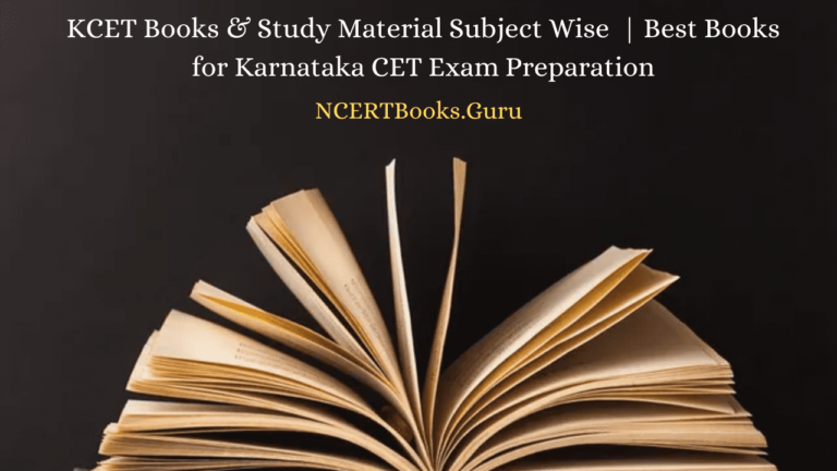 KCET Books PDF 2020 | Best Books & Study Material for Karnataka CET