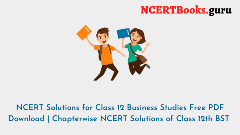 Chapterwise NCERT Solutions Class 12 Business Studies PDF Download