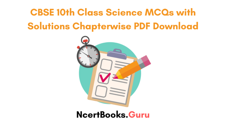 MCQ Questions for Class 10 Science with Answers Chapter-wise Pdf Free