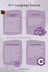 C++ Language Course Details - Duration, Fee, Admission Procedure, Jobs