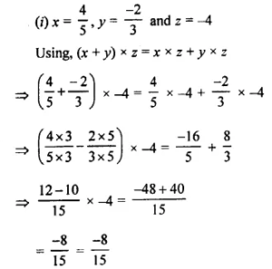 Selina Concise Mathematics Class 8 ICSE Solutions Chapter 1 Rational ...