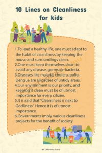 10 Lines on Cleanliness for Students and Children in English - NCERT Books
