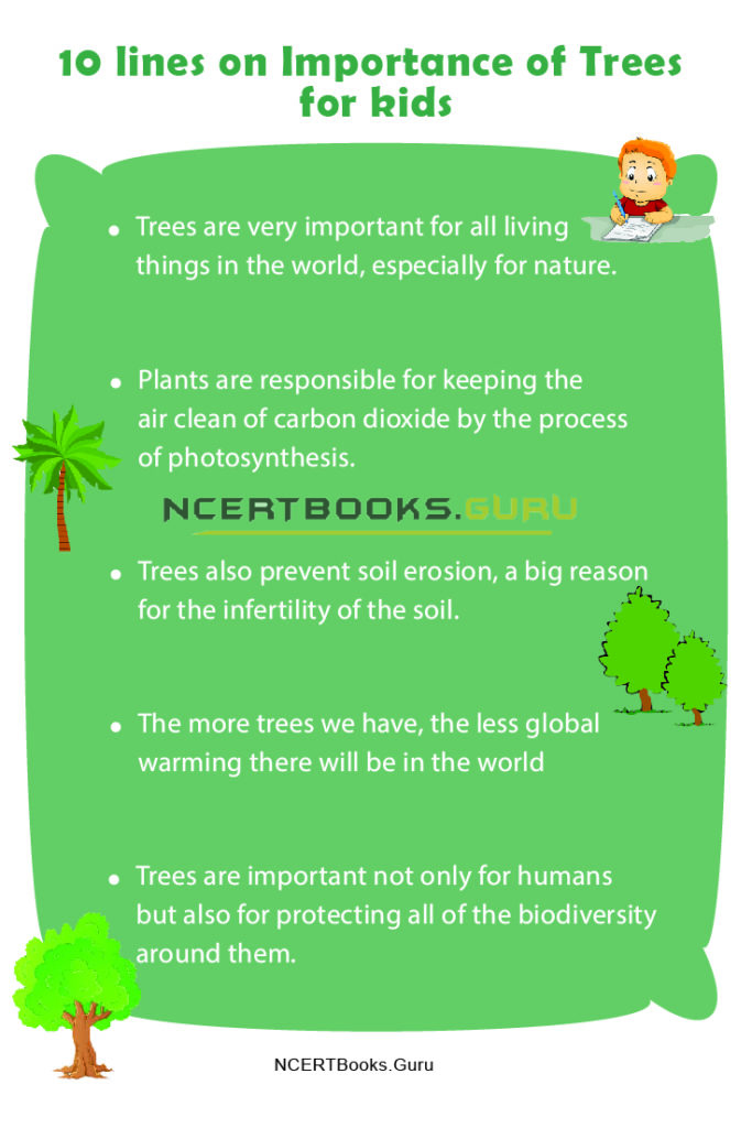 10 Lines on Importance of Trees for Students and Children in English ...