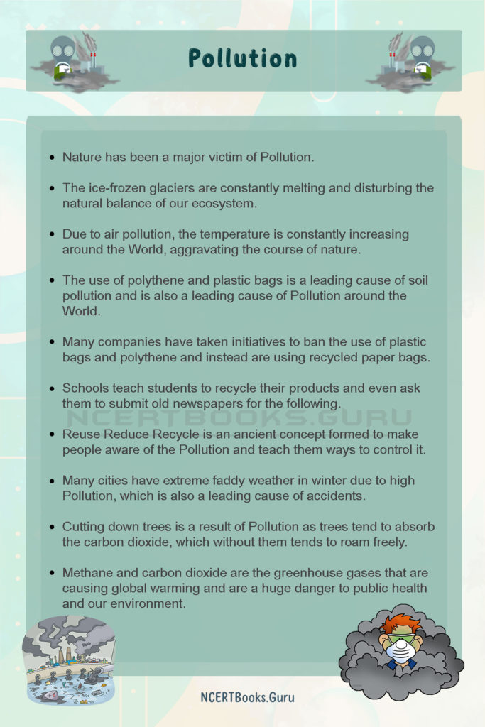 10 Lines on Pollution for Students and Children in English - NCERT Books