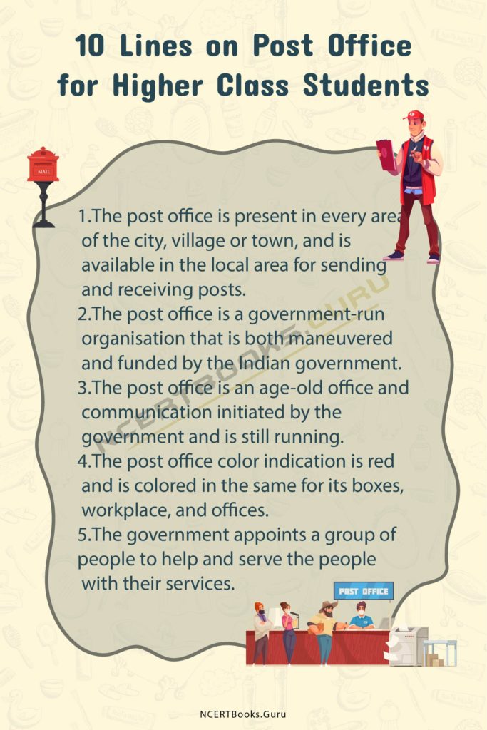 10 Lines on Post Office for Students and Children in English - NCERT Books