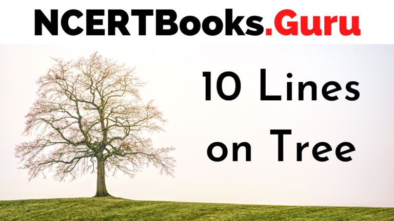 10 Lines on Tree for Students and Children in English - NCERT Books