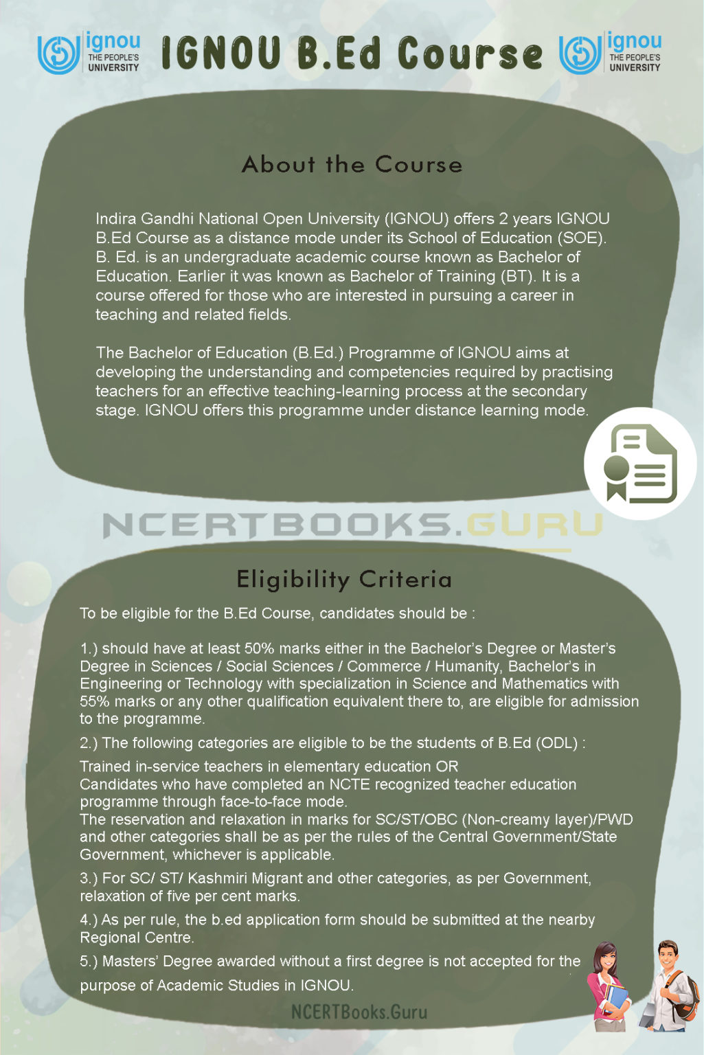 IGNOU B Ed Course Admission Eligiblity Entrance Exam Syllabus Fee ignou-b-ed-course-admission-eligiblity-entrance-exam-syllabus-fee