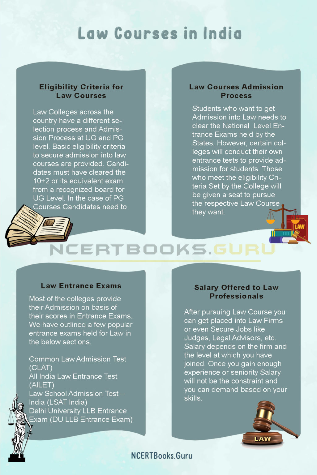 Law Courses - Duration, Fees, Colleges, Admission, Eligbility, Jobs, Salary