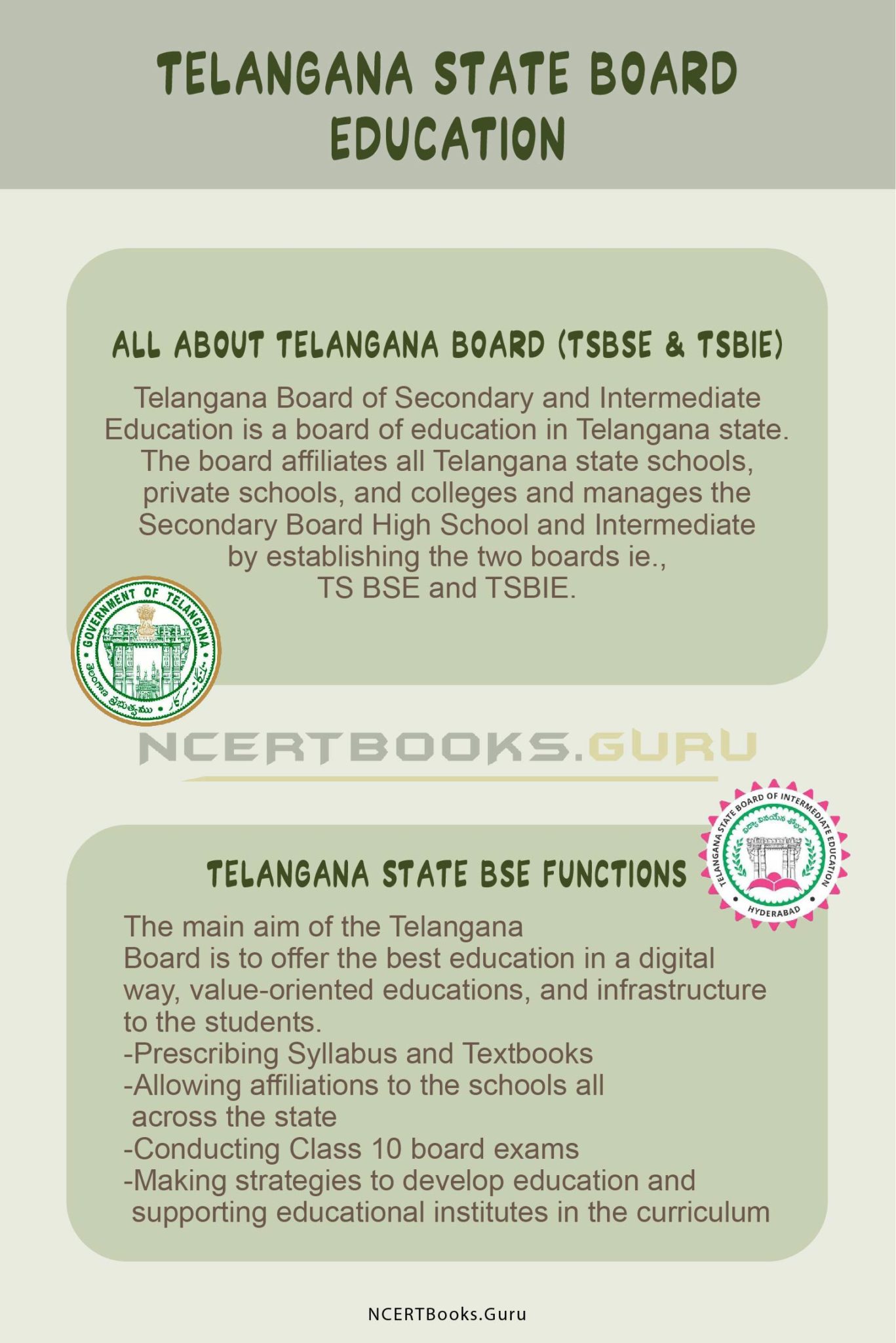 Telangana Board Details | TSSCERT Duties, Syllabus, Textbooks,& Exams