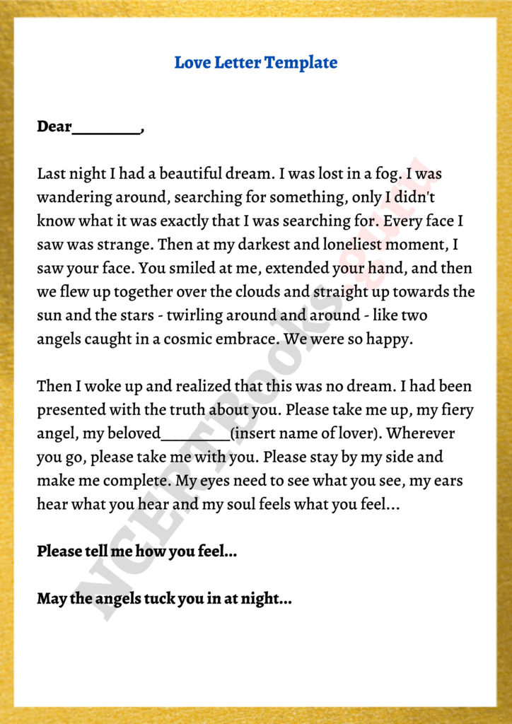 Love Letter Templates & Samples | Tips on How to Write A Letter to Love?