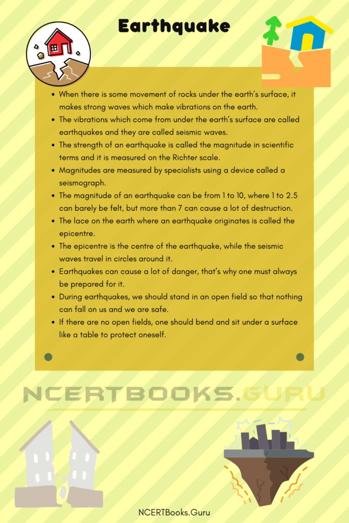 10 Lines on Earthquake for Students and Children in English - NCERT Books