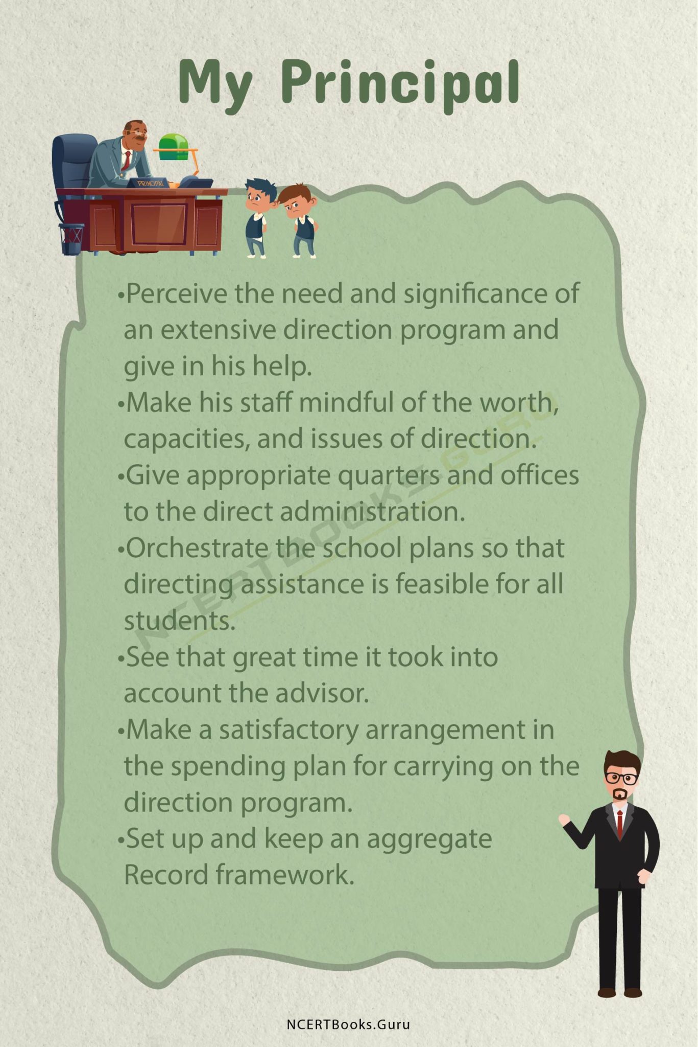 10 Lines on My Principal for Students and Children in English - NCERT Books