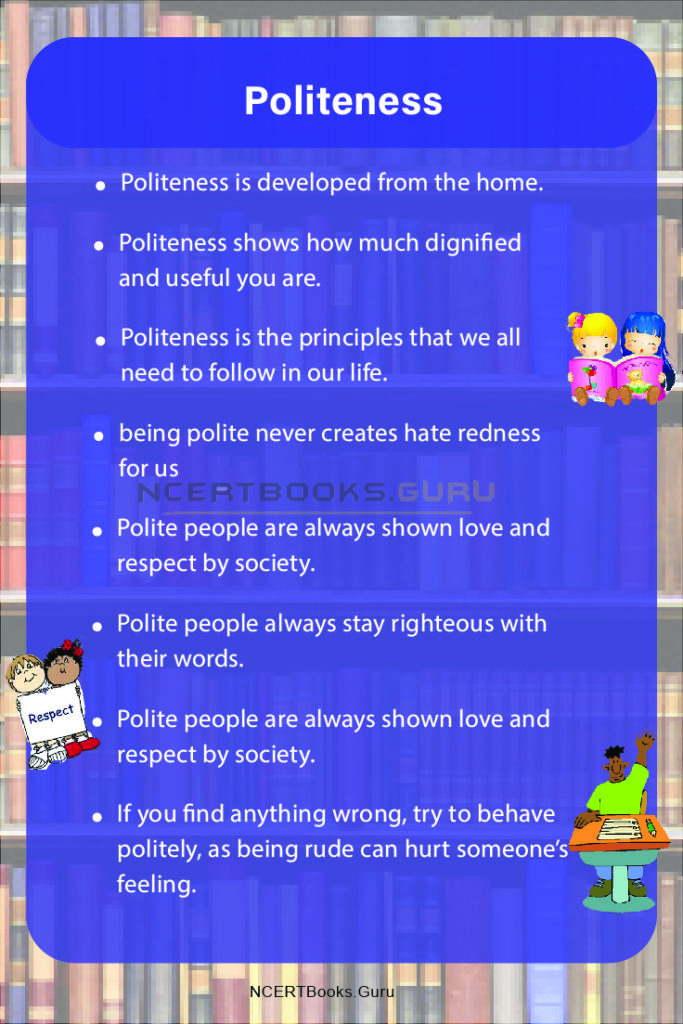 10 Lines on Politeness for Students and Children in English - NCERT Books