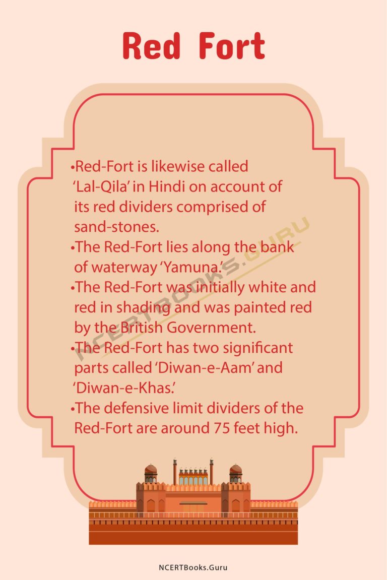 10 Lines on Red Fort for Students and Children in English - NCERT Books