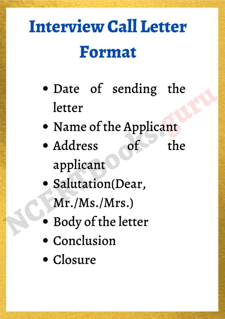 Free Interview Call Letter Format, Samples | How to Write a Call Letter?