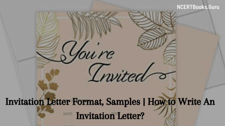 Invitation Letter Format & Samples Free Downlaod | Tips on writing a Letter