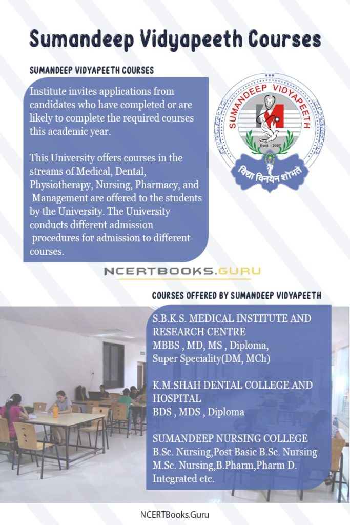Sumandeep Vidyapeeth Courses & Syllabus 2022 - MD, MS, PG, Diploma