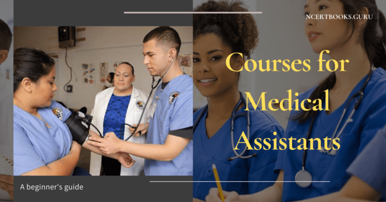Best Courses for Medical Assistants List | Medical Assistant Course Details