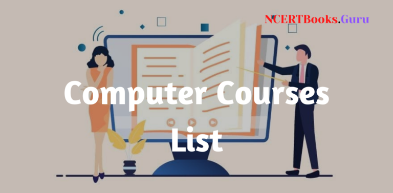 Computer Courses List | Basic, 6-months, 1 Year Computer Courses Name