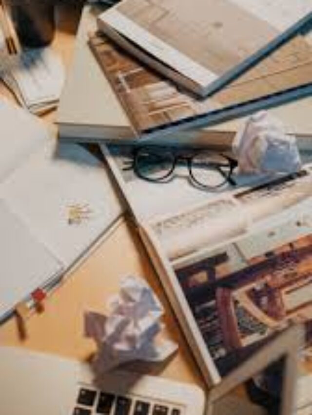 8 easy steps to declutter your desk - NCERT Books